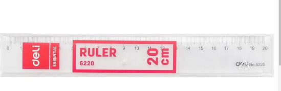 Thước kẻ Deli 20cm -DL.6220_Hộp(30)